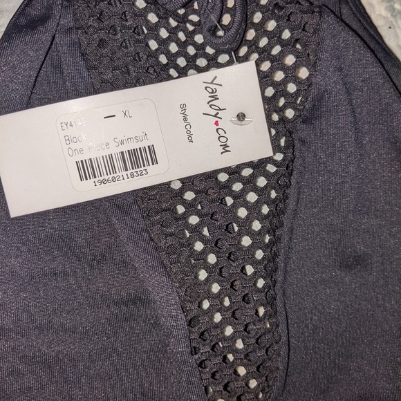 Yandy | Swim | Black One Piece | Poshmark